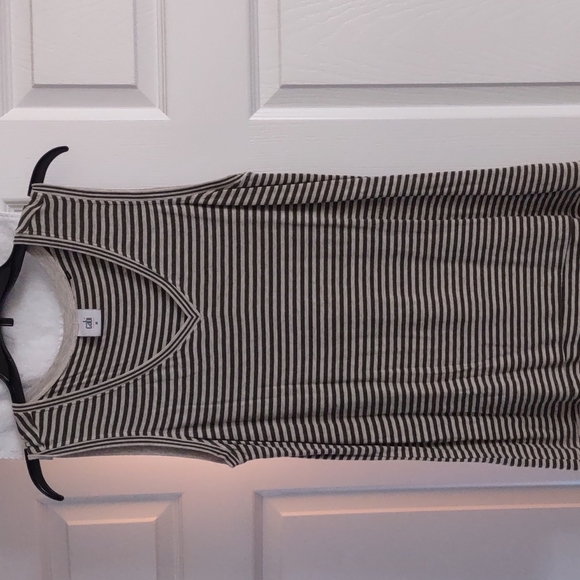 CAbi | Tops | Cabi Striped Sleeveless Tee | Poshmark